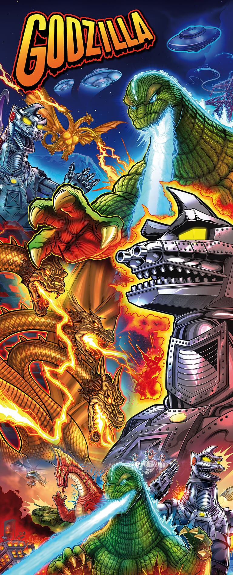 Banner Godzilla V2 - Custom Pinball