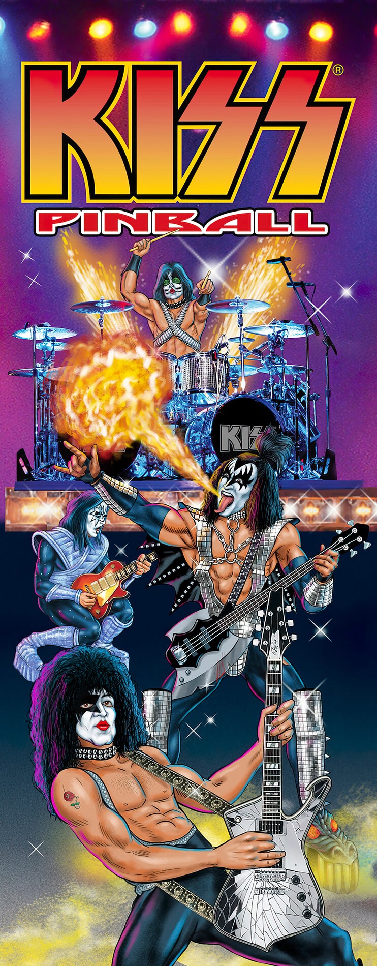 Banner KISS - Custom Pinball