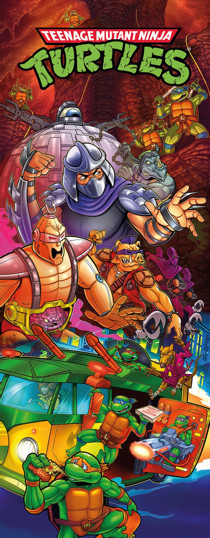 Banner Teenage mutant ninja Turtles - Custom Pinball