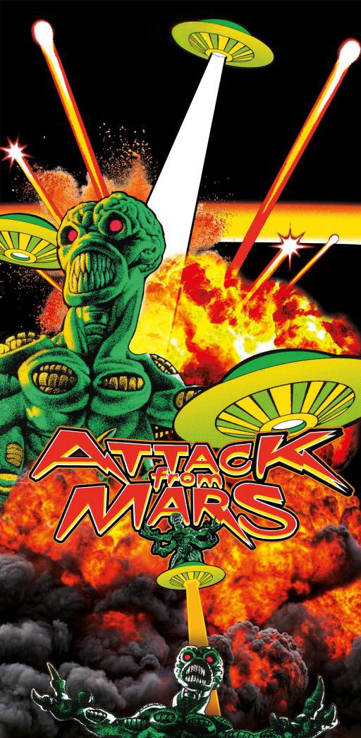 Cover mat Attack from mars classic - Custom Pinball