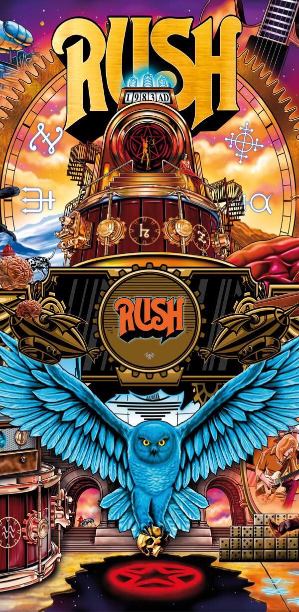 Cover mat Rush - Custom Pinball