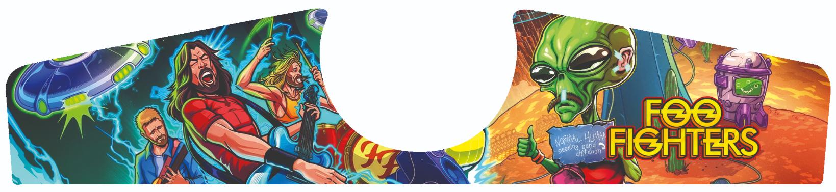 Fire button Foo Fighters V2 - Custom Pinball