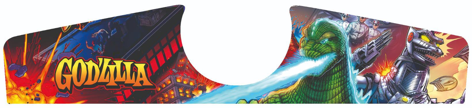 Fire button Godzilla - Custom Pinball