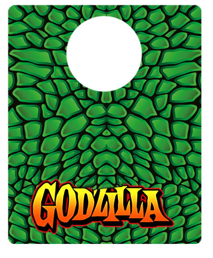 Launcher plate Godzilla green - Custom Pinball