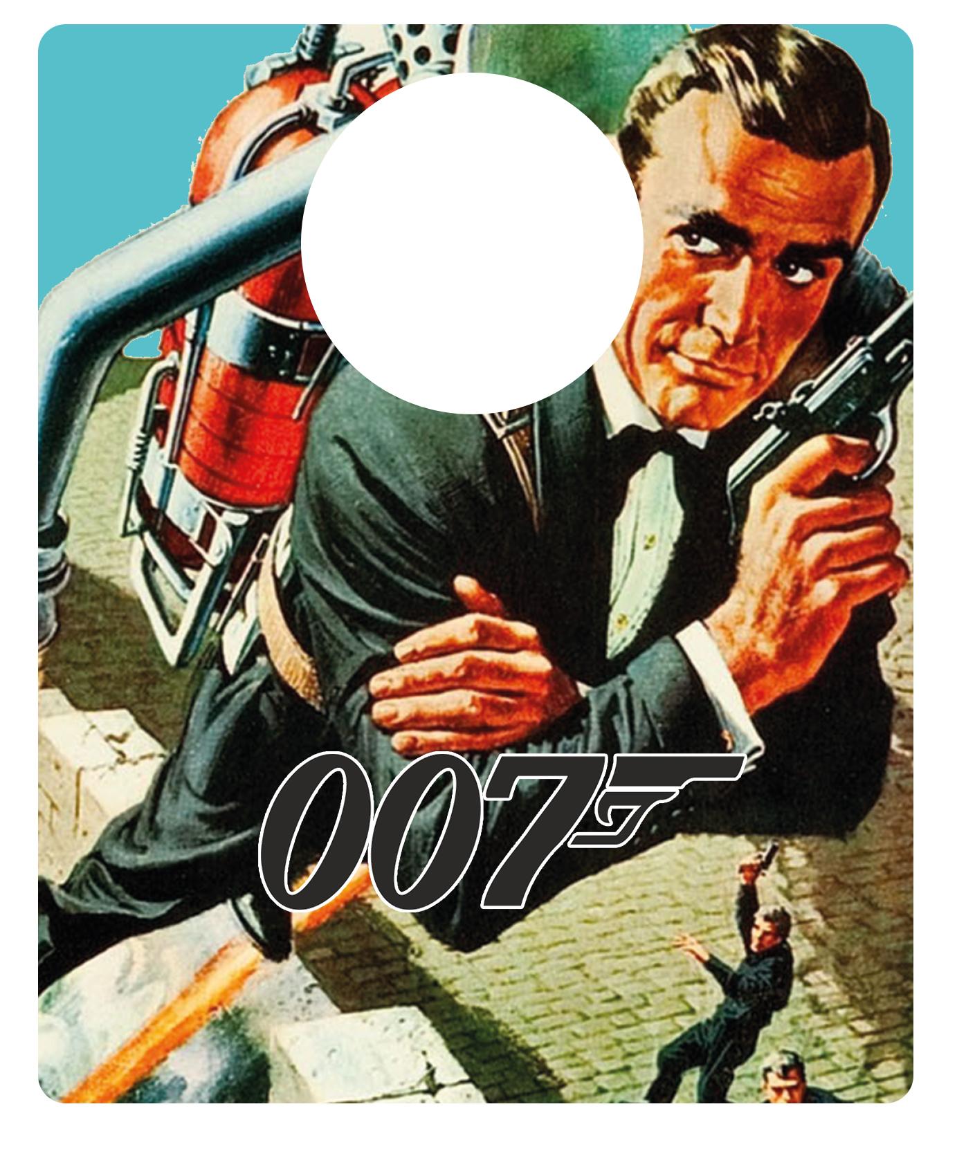 Launcher plate James Bond 007 jet pack - Custom Pinball