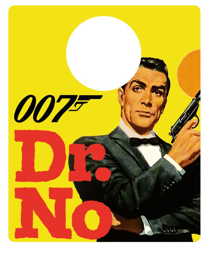 Launcher plate James Bond 007 yellow - Custom Pinball