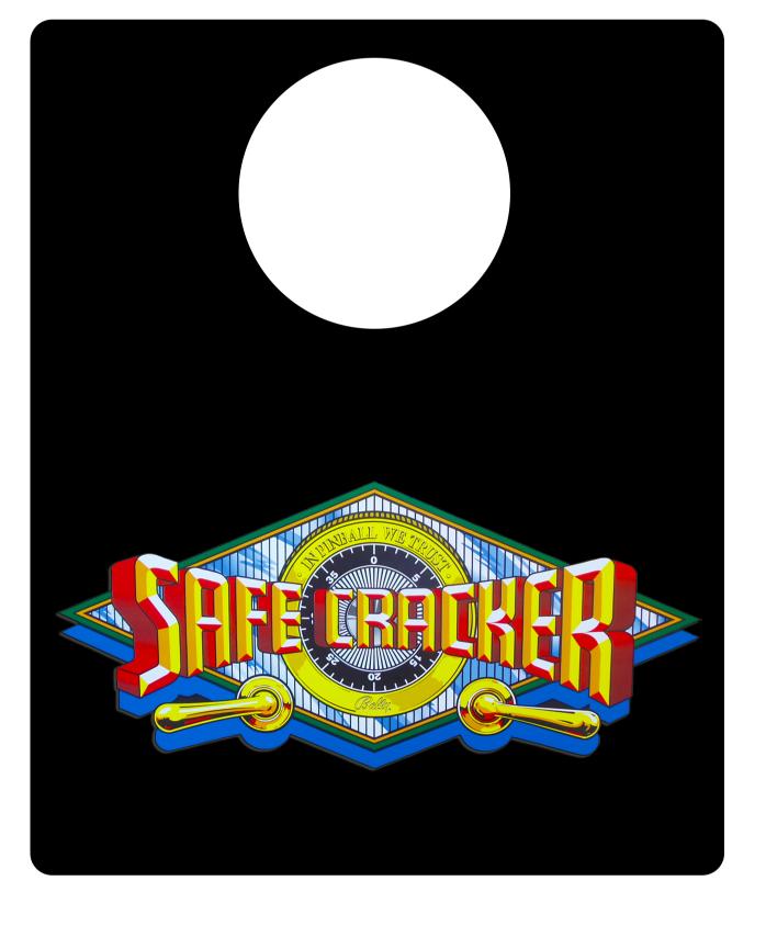 Launcher plate Safe cracker - Custom Pinball