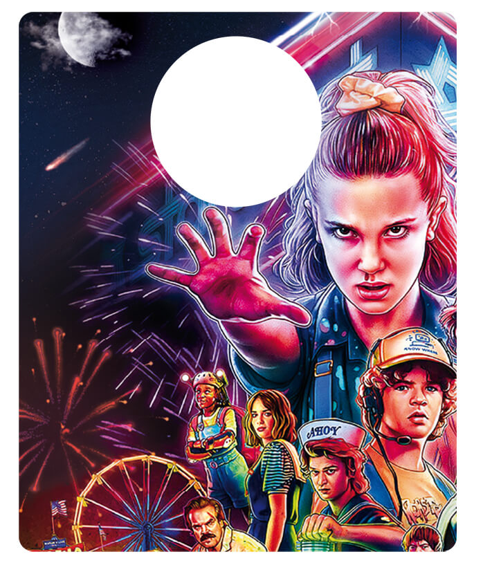 Launcher plate Stranger Things - Custom Pinball