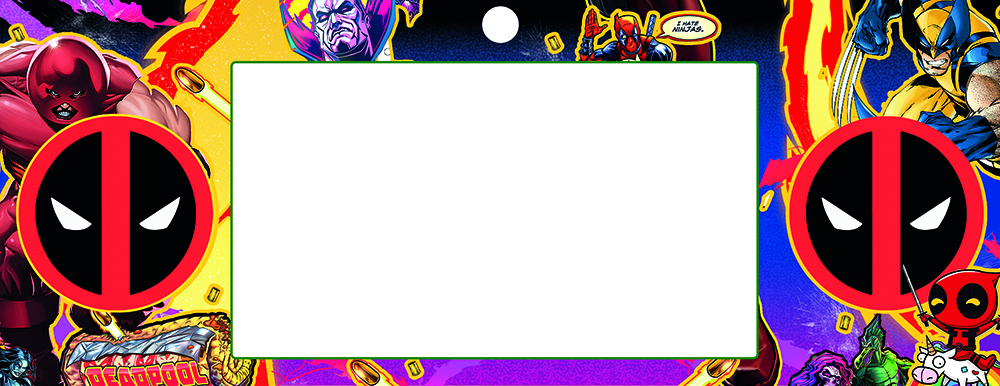 Panel Deadpool pro - Custom Pinball