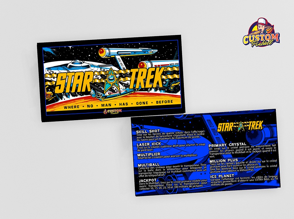 Rules cards Star Trek V2 - Custom Pinball