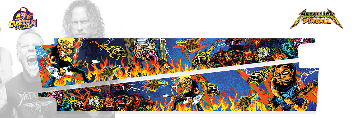 Side art Metallica - Custom Pinball
