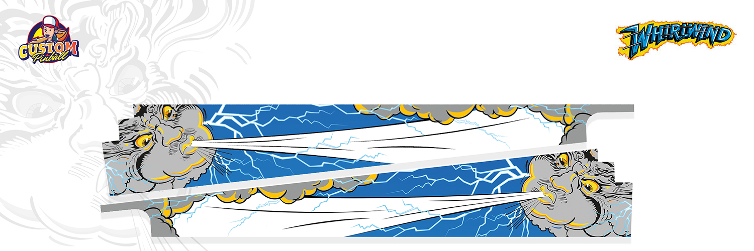 Side art Whirlwind - Custom Pinball