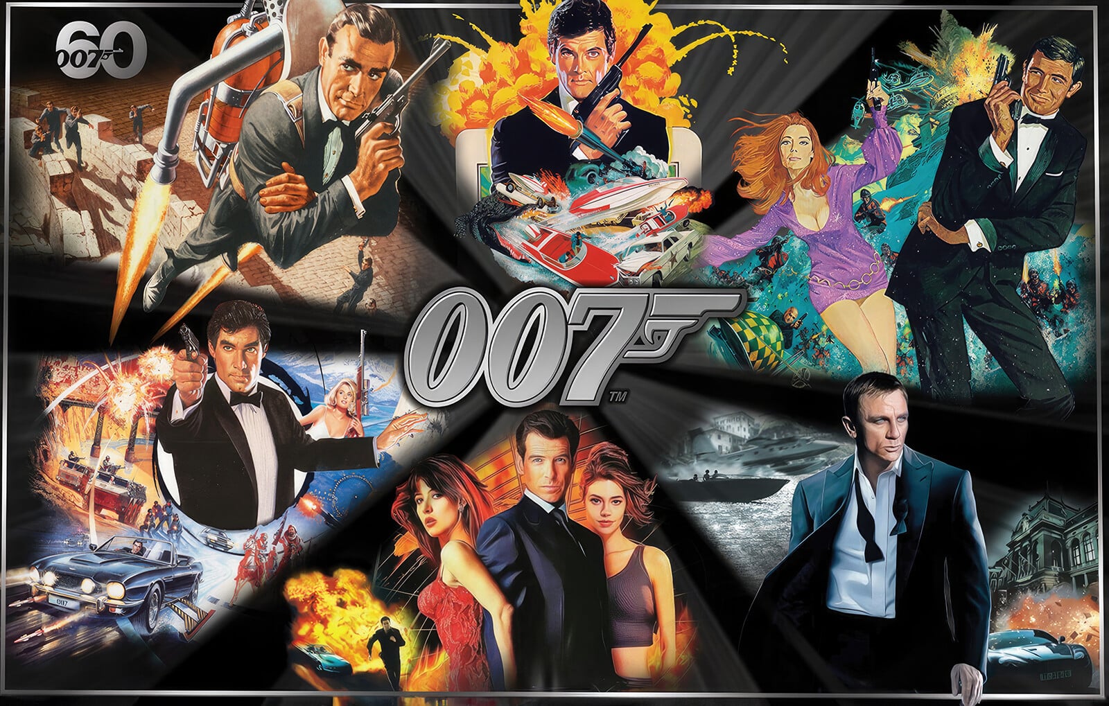 Translite James Bond 007 60th - Custom Pinball