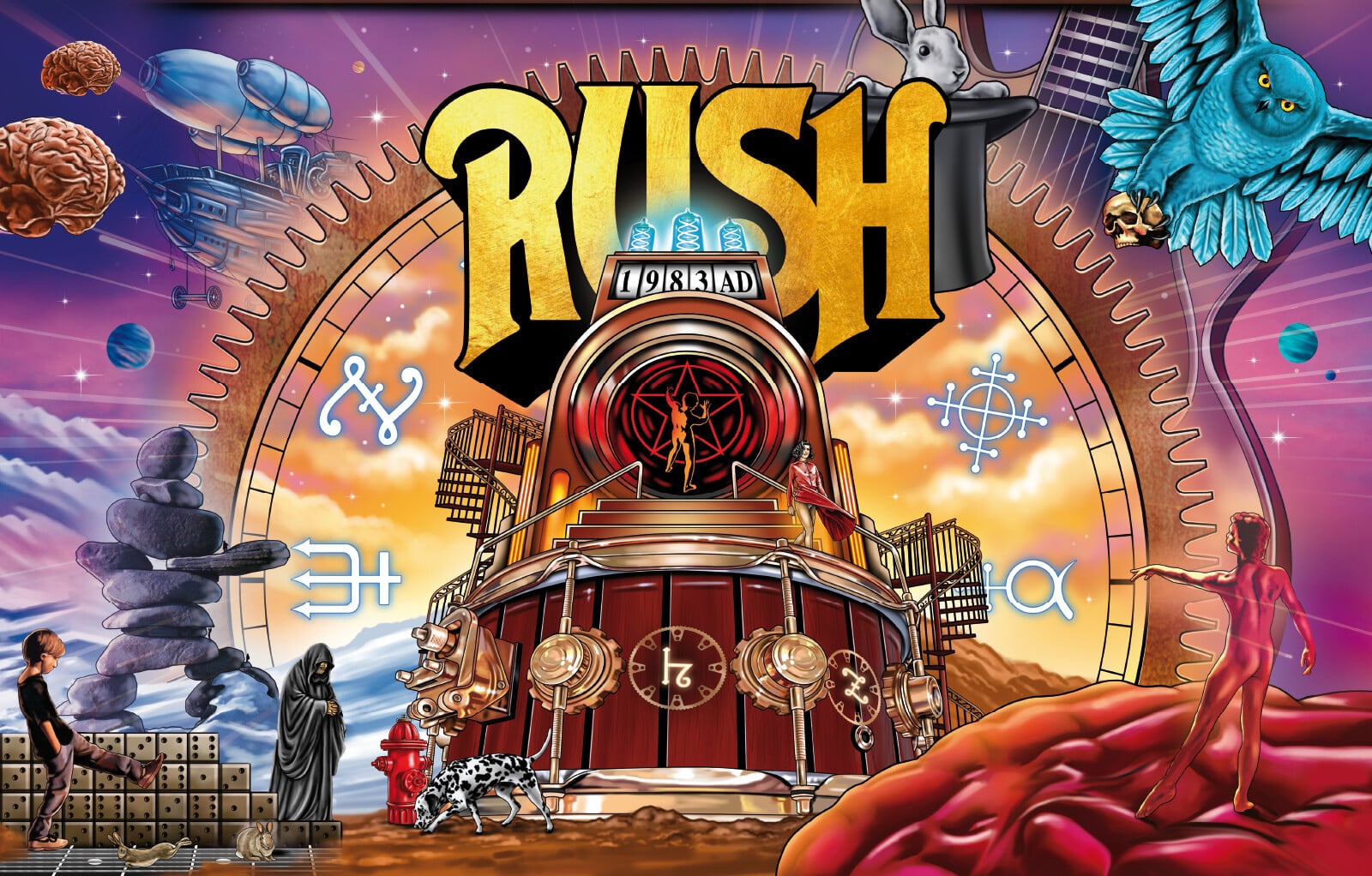 Translite Rush alternate limited edition - Custom Pinball