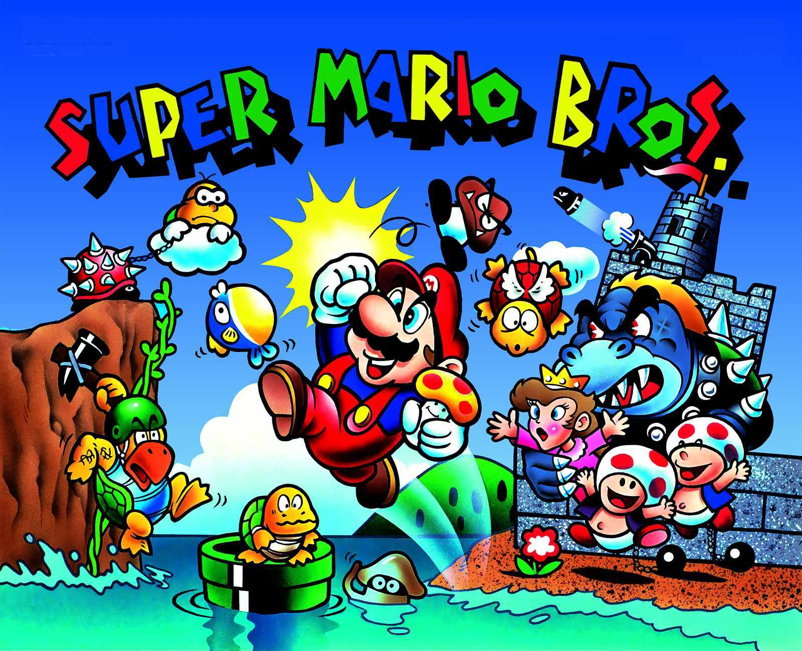 Translite Super Mario bross - Custom Pinball