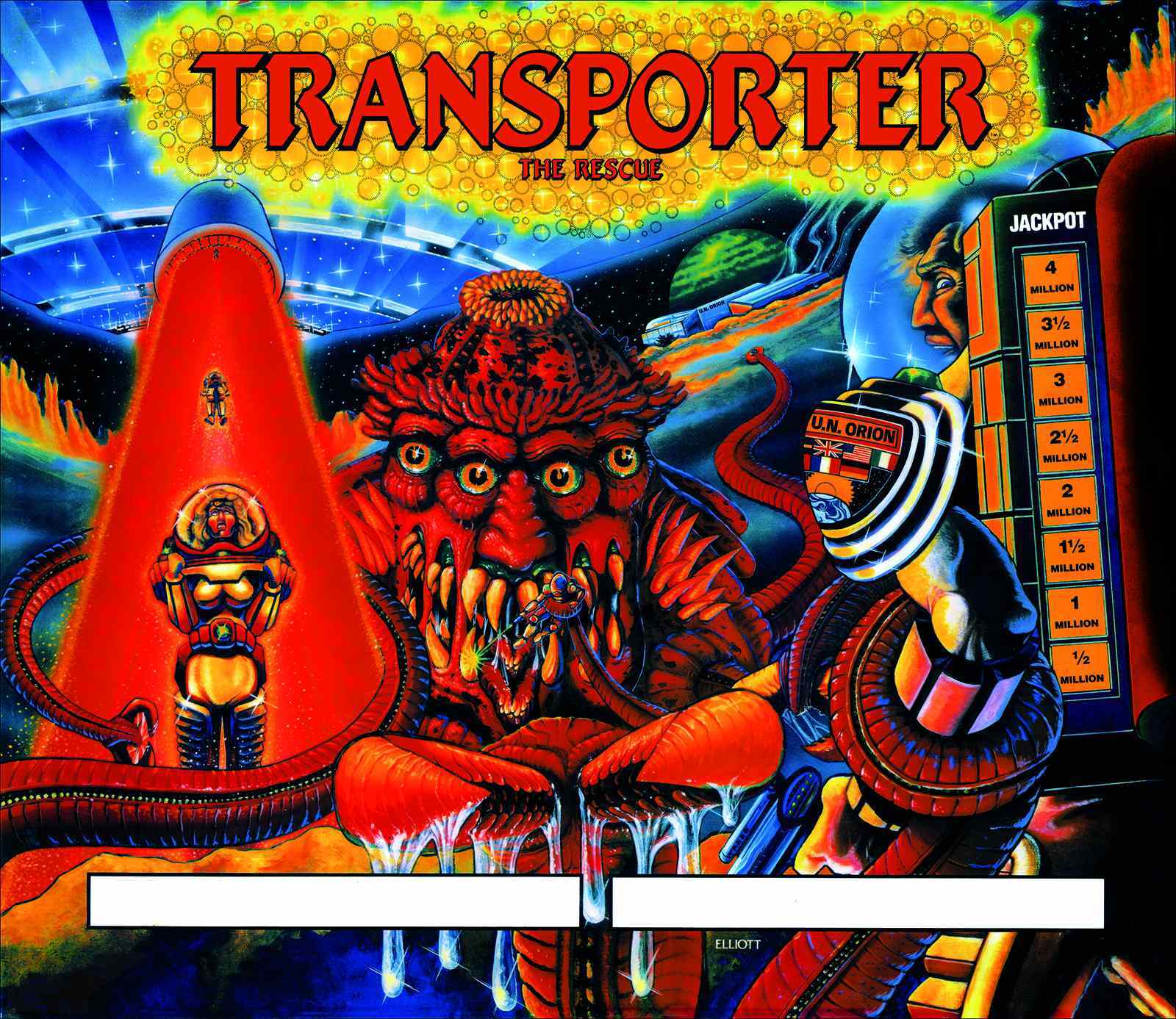 Translite Transporter - Custom Pinball