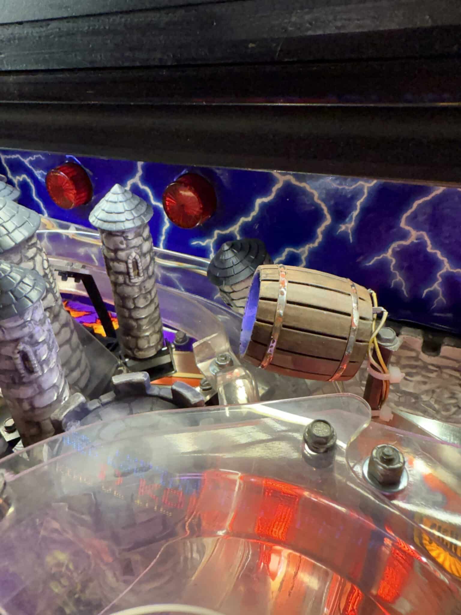 Iron-Banded Barrel Spot Cover - Custom Pinball