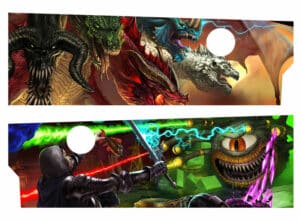 Dungeons & Dragons Apron Wall - Custom Pinball