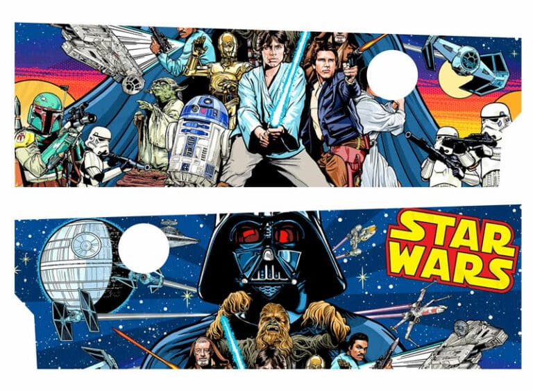 Star Wars Comic Apron Wall - Custom Pinball