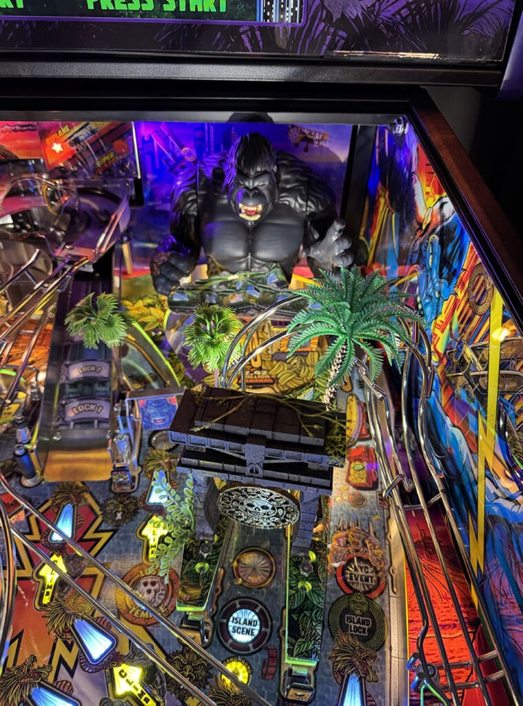 Set of 7 Palm Trees with Bases - Custom Pinball