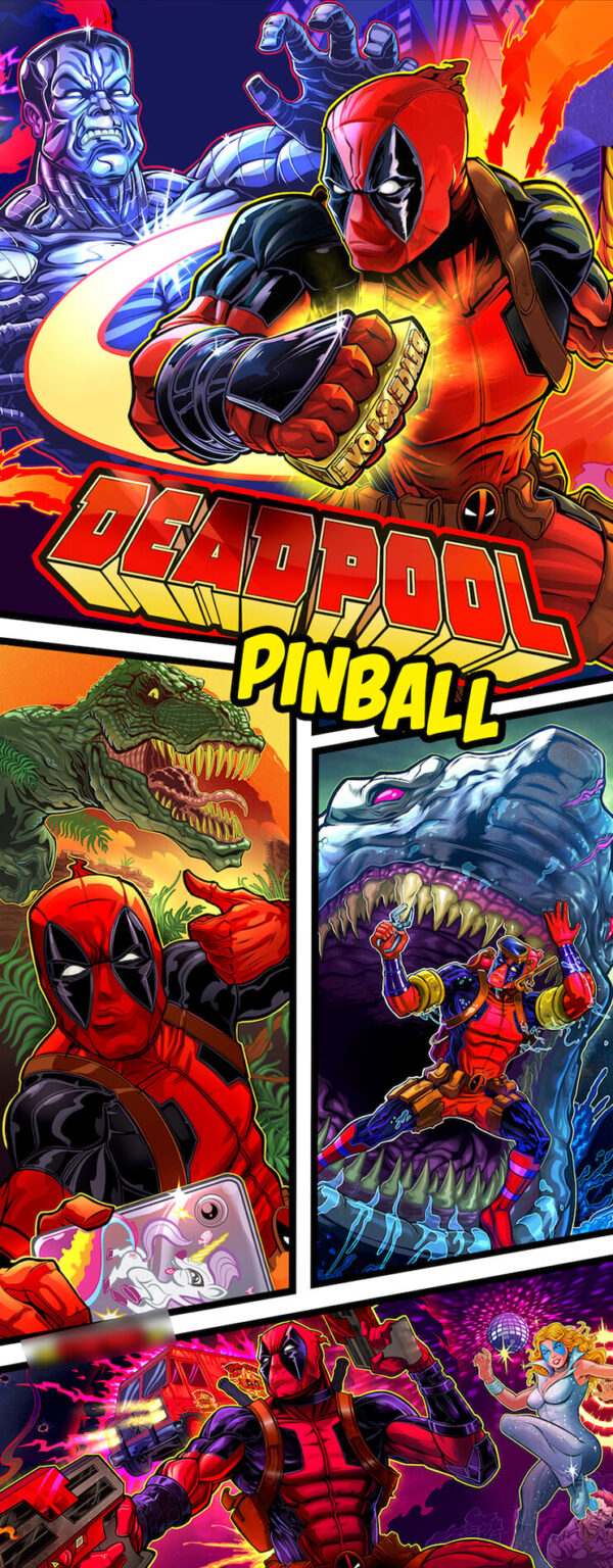 Banner Deadpool - Custom Pinball