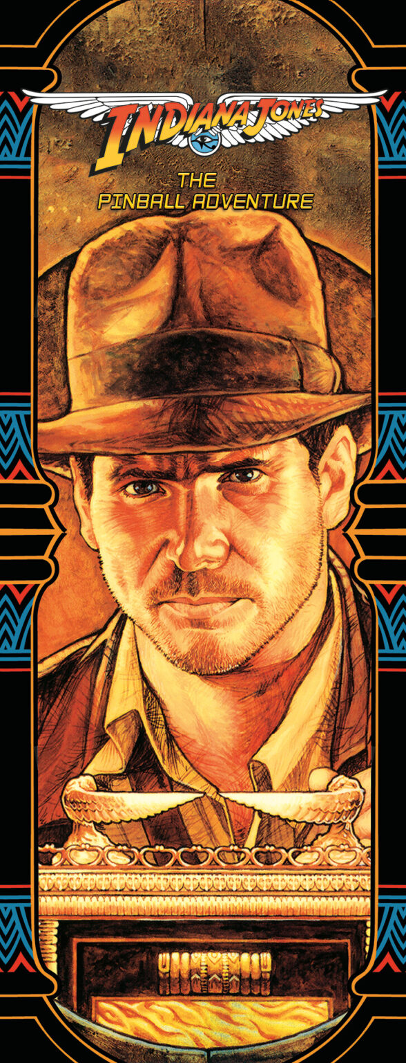 Banner Indiana Jones - Custom Pinball