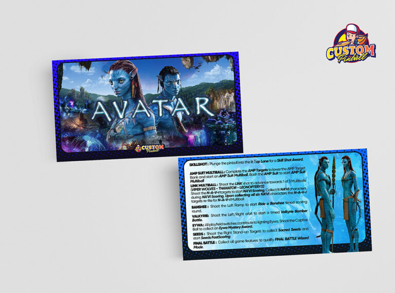 Cartes Avatar - Custom Pinball