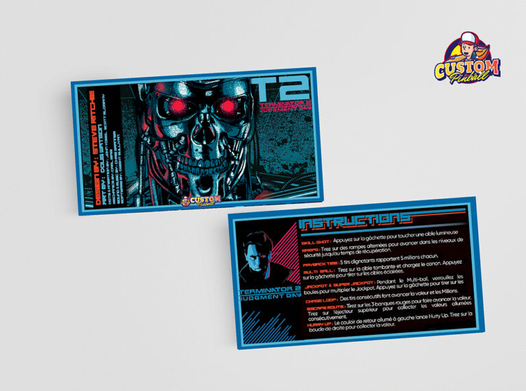 Rules cards Terminator 2 v2 - Custom Pinball