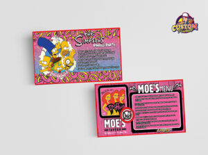 Rules cards The Simpsons pink - Custom Pinball
