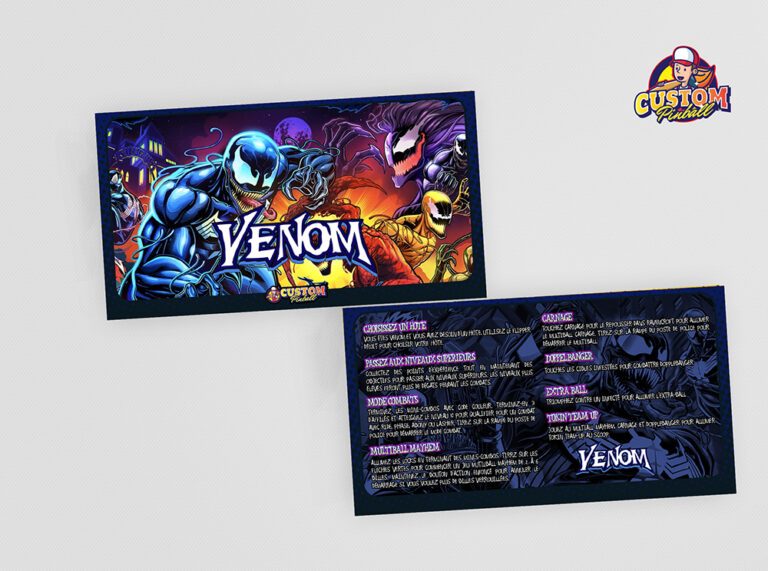 Rules cards Venom - Custom Pinball
