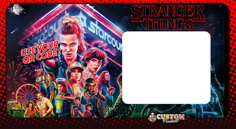 Insider Stranger Things UV QR code - Custom Pinball