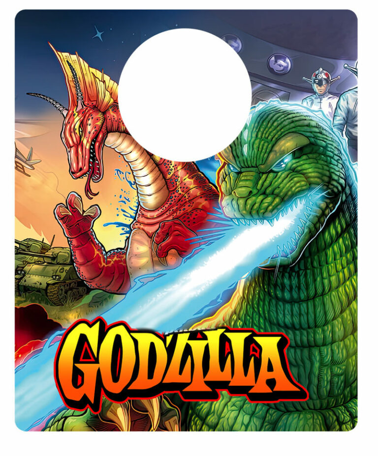 Launcher plate Godzilla - Custom Pinball