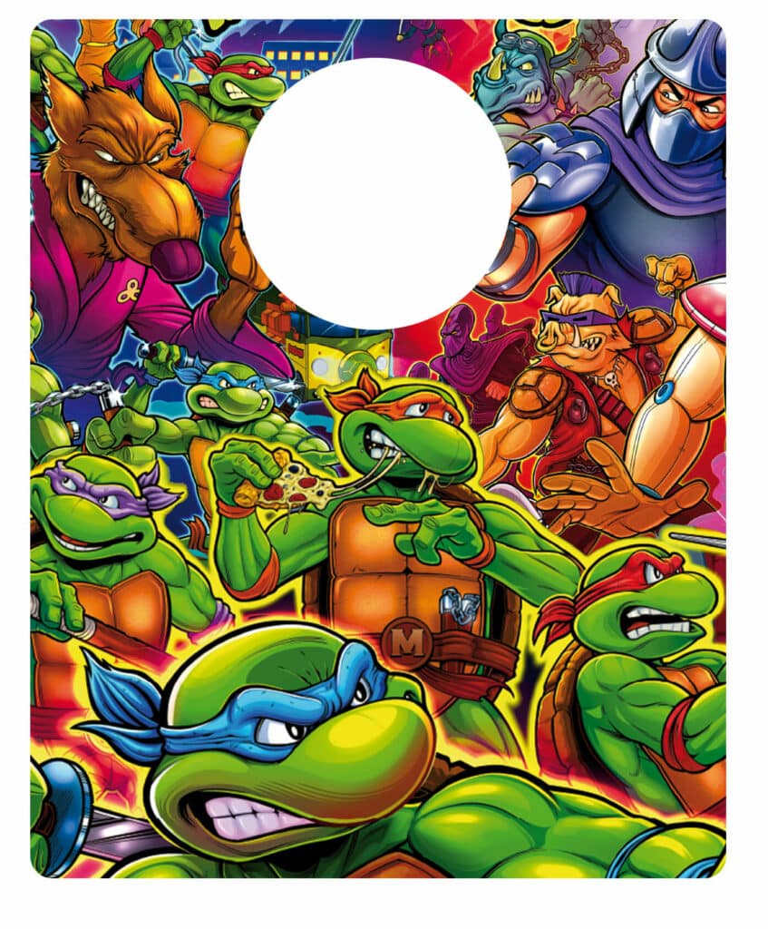 Launcher plate Teenage mutant ninja Turtles V2 - Custom Pinball