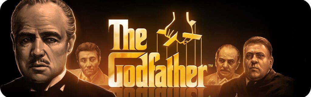 Plexi Door plate Godfather 50 years gold - Custom Pinball