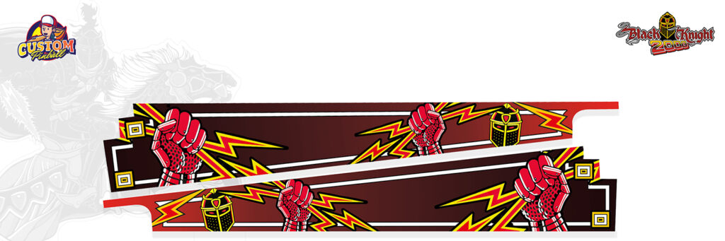 Side art Black Knight 2000 - Custom Pinball