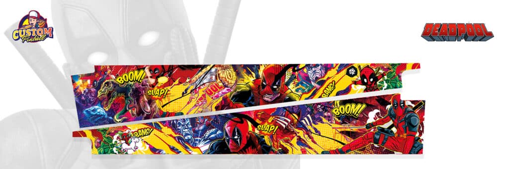Side art Deadpool V2 - Custom Pinball