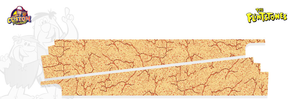 Side art The Flintstones V2 - Custom Pinball