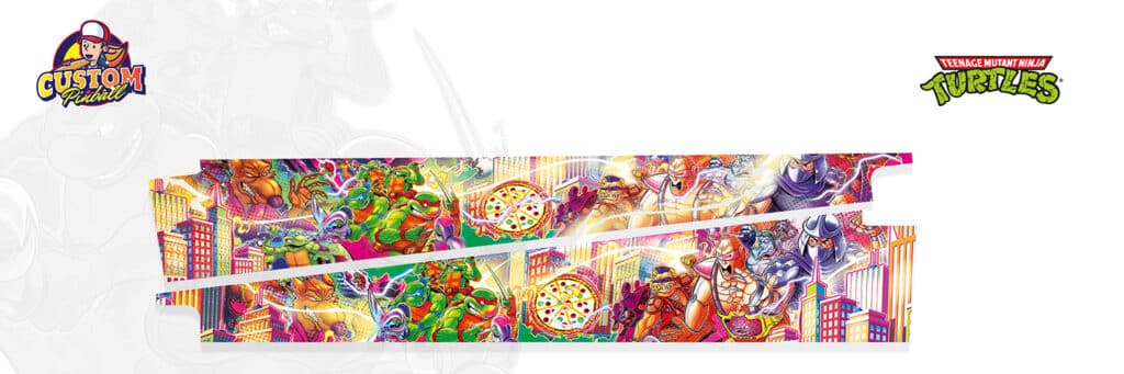 Side art Teenage mutant ninja Turtles - Custom Pinball