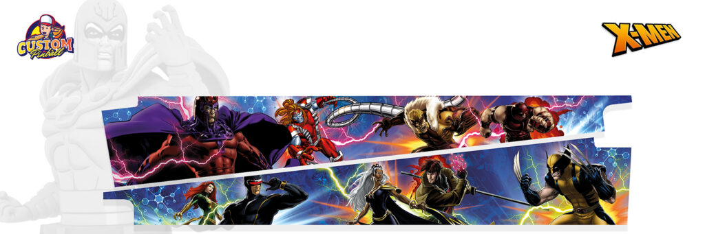 Side art X-men - Custom Pinball