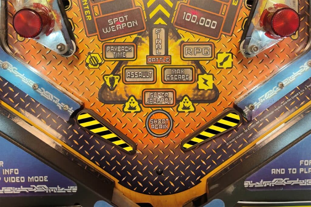 Stickers finger Terminator 3 - Custom Pinball