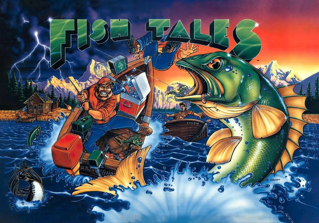 Translite Fish tales - Custom Pinball