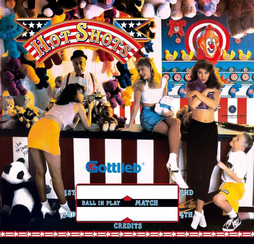 Translite Hot shots - Custom Pinball