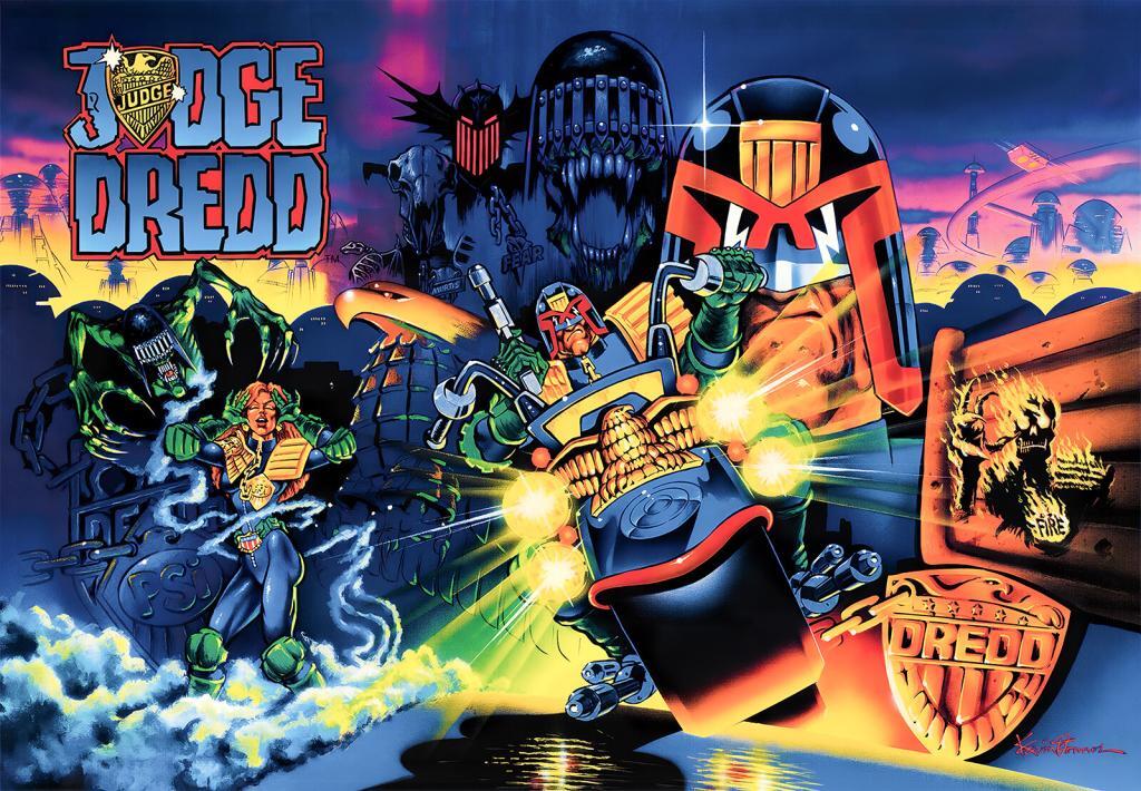 Translite Judge Dredd - Custom Pinball